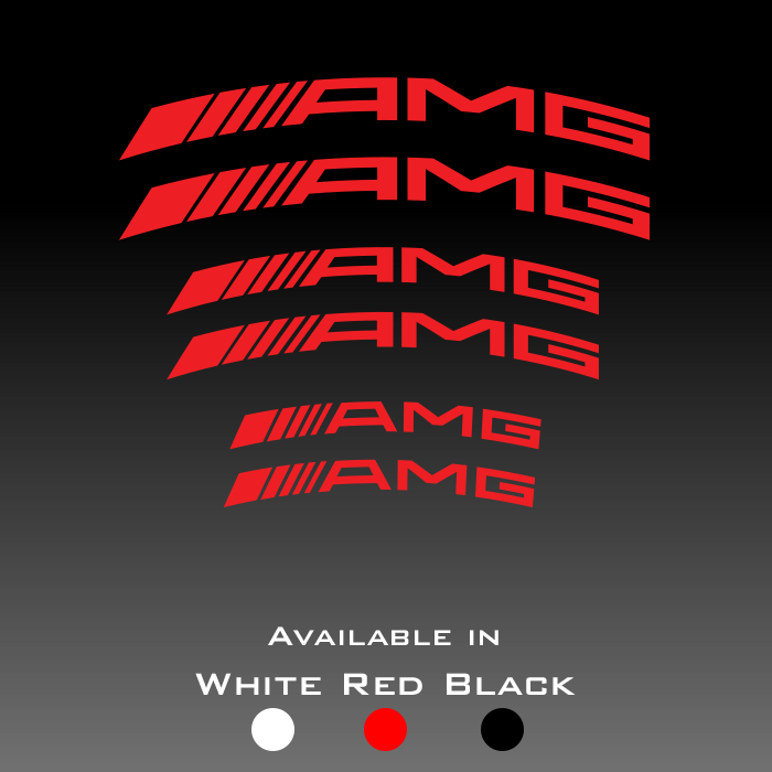 Mercedes Benz Curved AMG Brake Caliper Decal Stickers – Cloak Motorsports