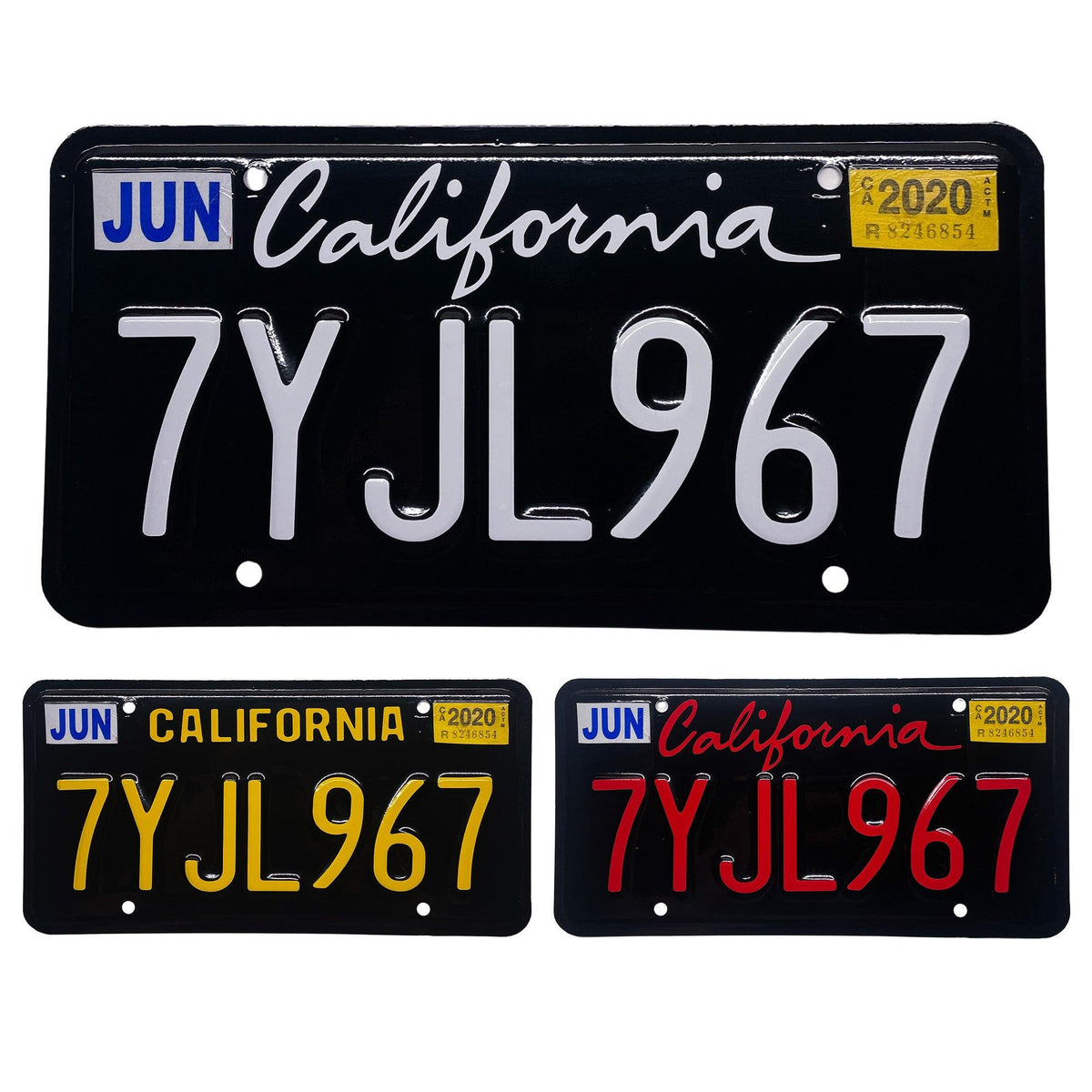 California CA License Plate Wrap – Cloak Motorsports