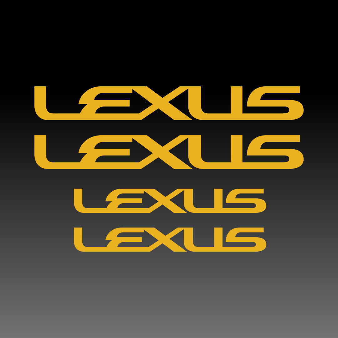 Lexus No Logo Brake Caliper Decal Stickers – Cloak Motorsports