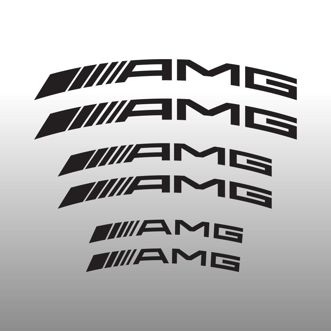 Mercedes Benz Curved AMG Brake Caliper Decal Stickers – Cloak Motorsports