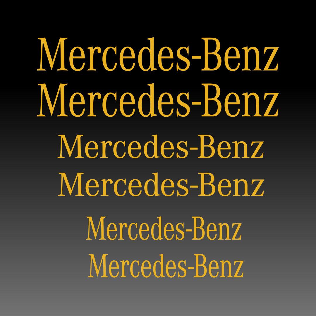 Mercedes Benz Brake Caliper Decal Stickers – Cloak Motorsports