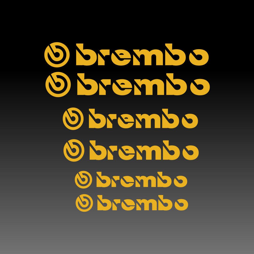 Brembo Straight Brake Caliper Decal Stickers – Cloak Motorsports