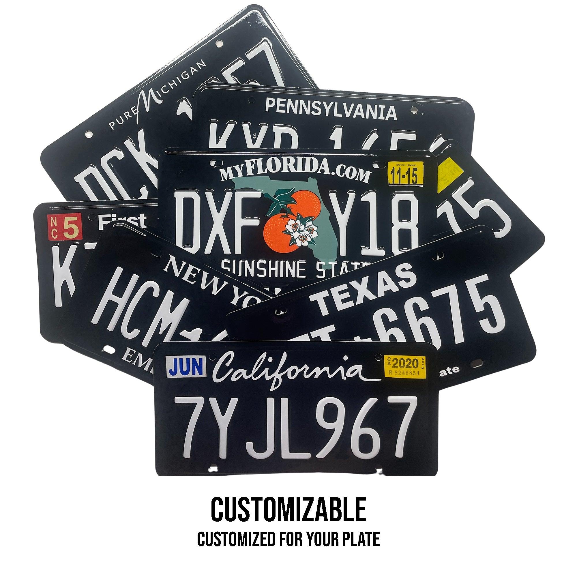 California CA License Plate Wrap – Cloak Motorsports